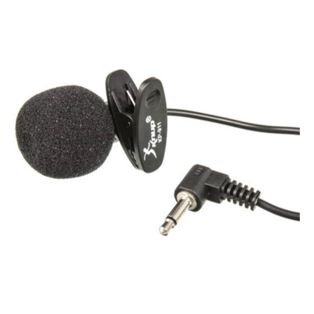 Mini microfone de lapela plugue p2 3,5mm cabo 0,90cm – Connexxus