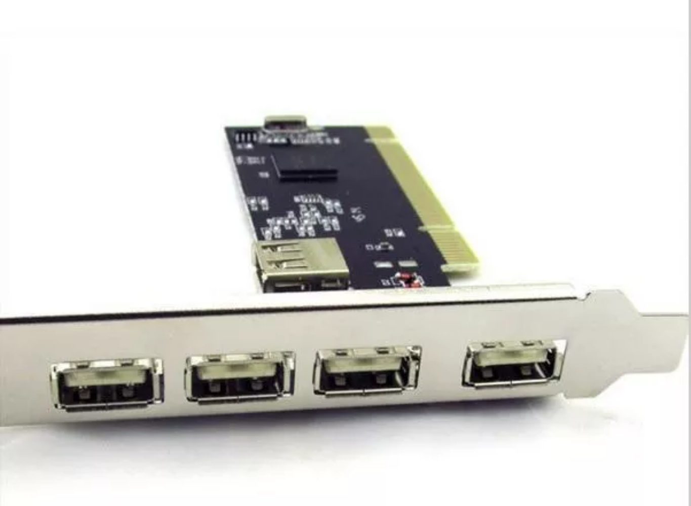 Placa Pci Usb 2.0 Chipset Via 4 Portas Externas + 1 Interna | Connexxus